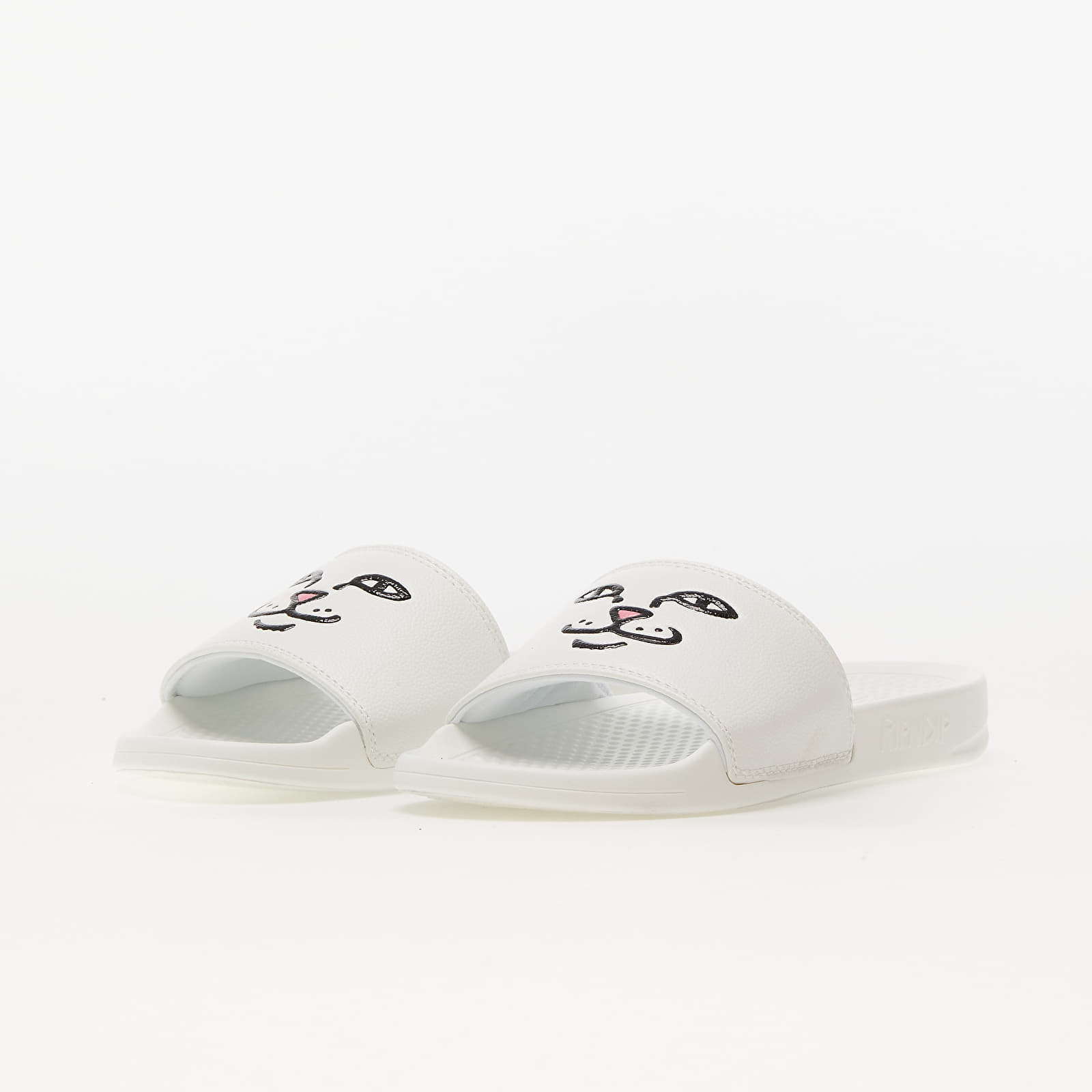 Chaussures et baskets homme RIPNDIP Lord Nermal Face Slides White ...