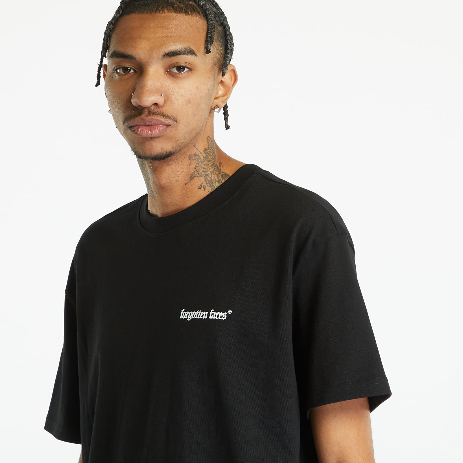 Forgotten Faces Spheres Heavy Oversized Tee Black | Queens
