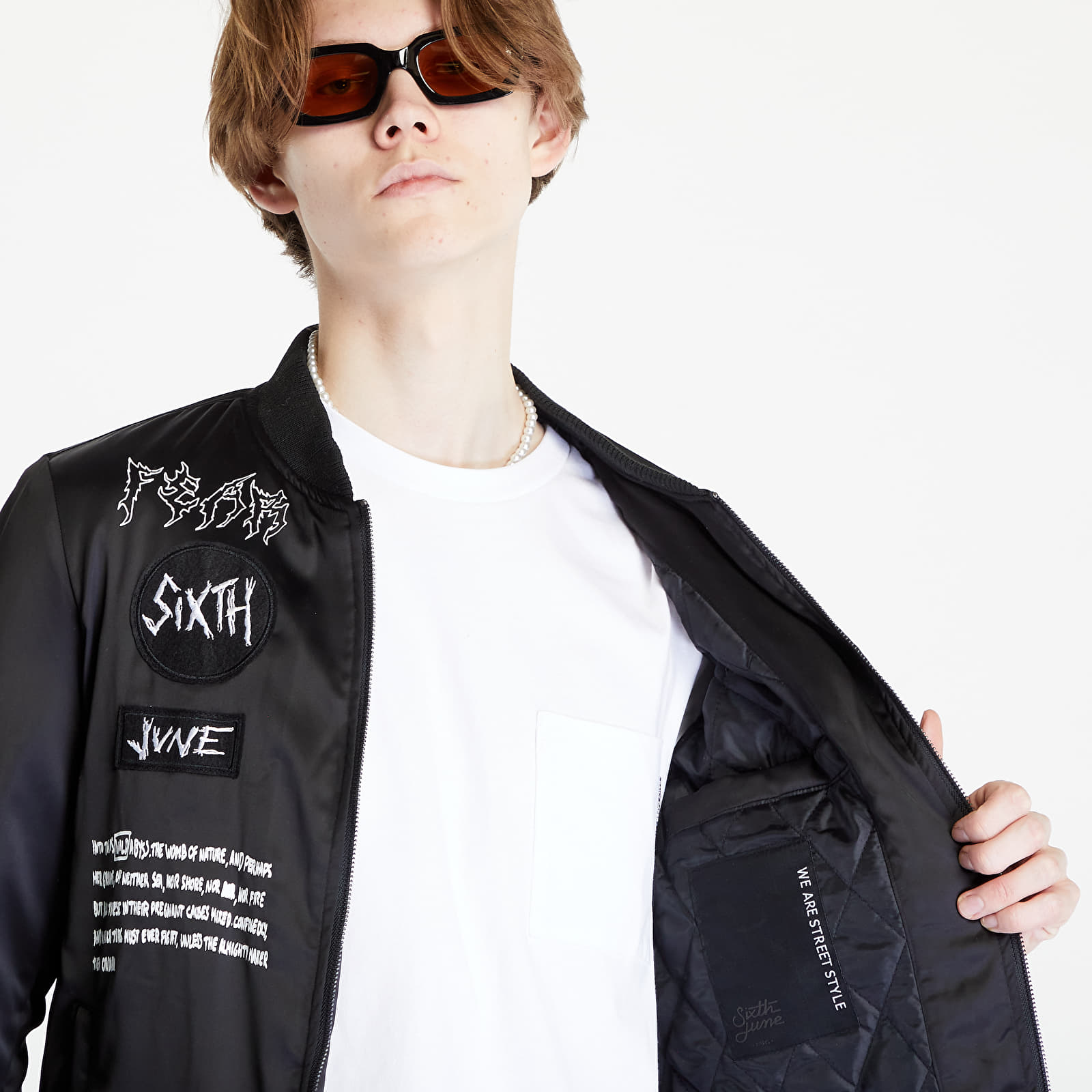 Sixth June Patch Bombers Black | Queens