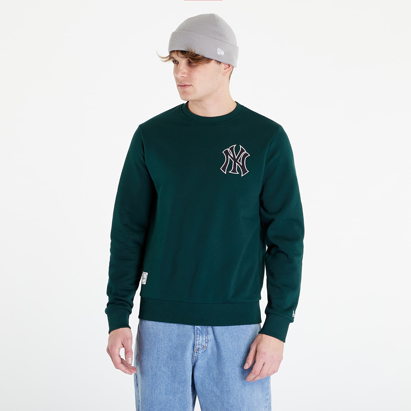 Mikiny New Era Mlb Heritage Crew Neck New York Yankees Dkgnvy | Queens 💚