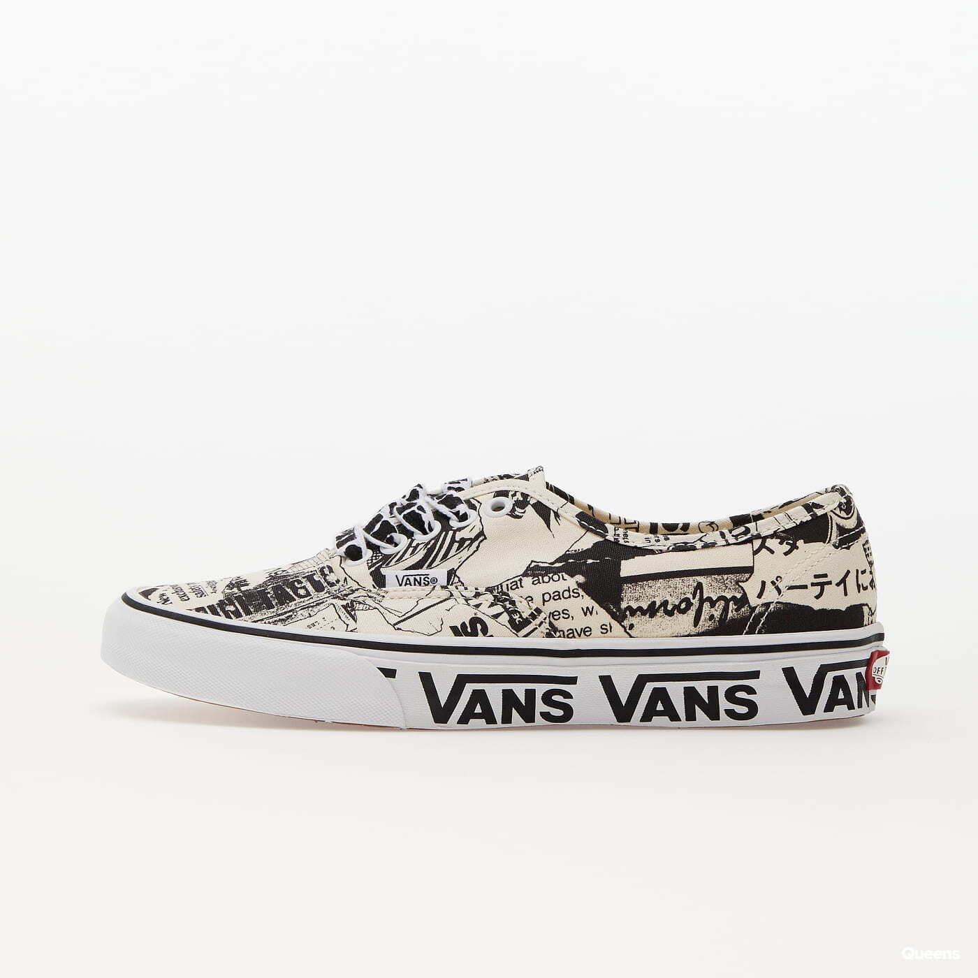 Pánske tenisky a topánky Vans Authentic Collage Black/ White | Queens 💚