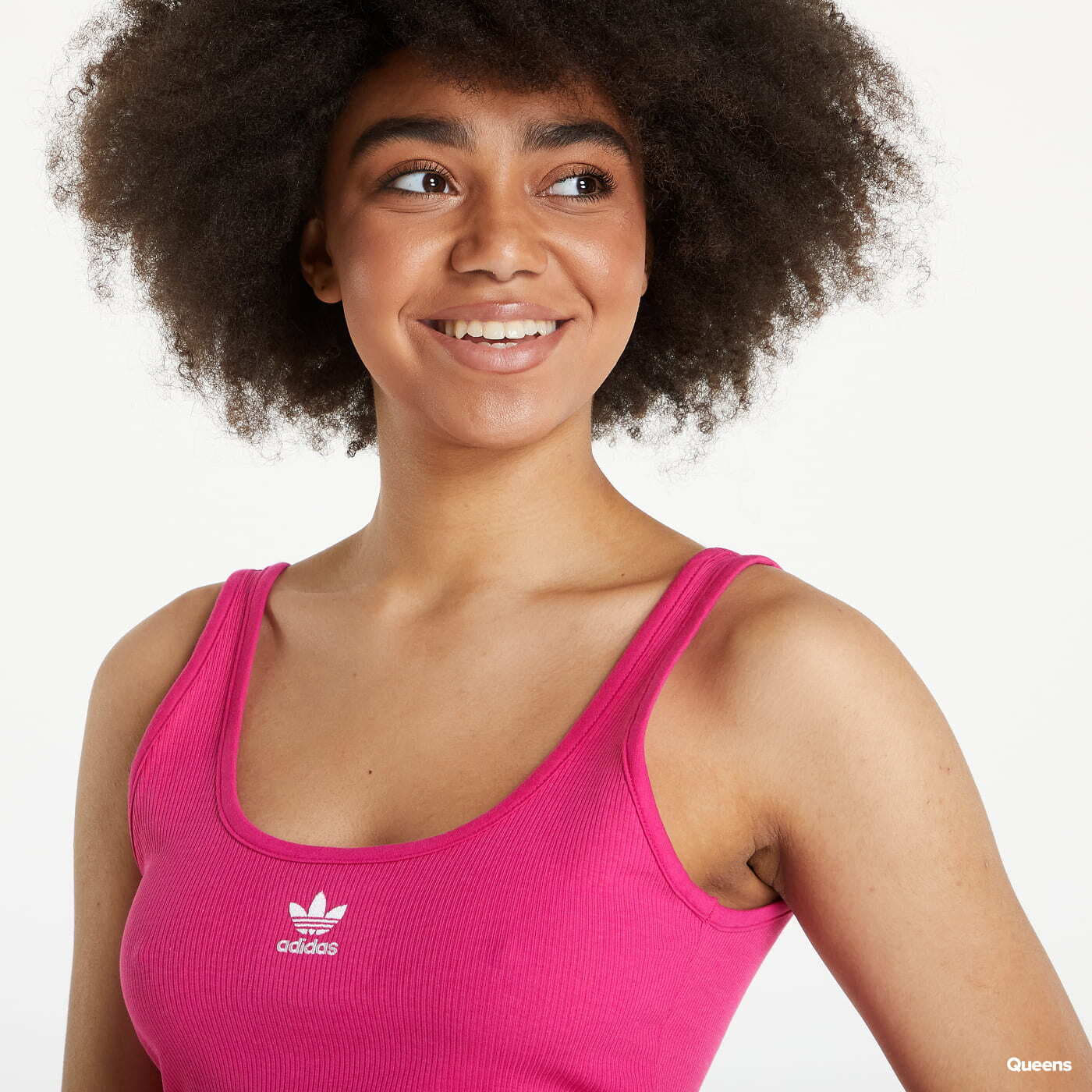 Topy adidas Originals Adicolor Essential Rib Tank Top Pink (HG6164 ...