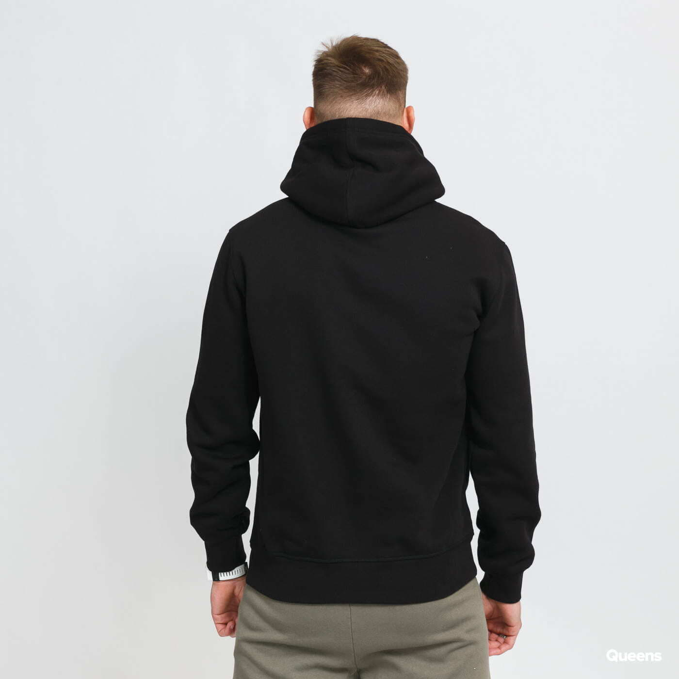 Mikiny Champion University Hooded Sweatshirt Black | Queens 💚
