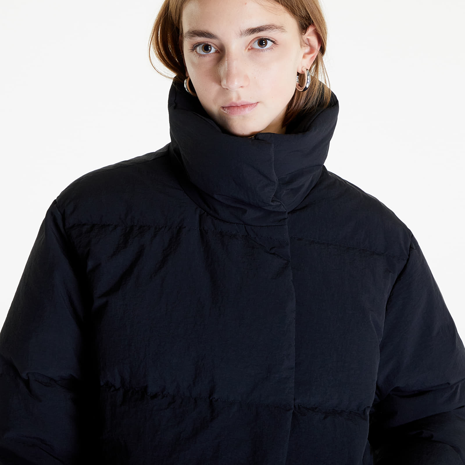 adidas Big Baffle Down Jacket Black | Queens