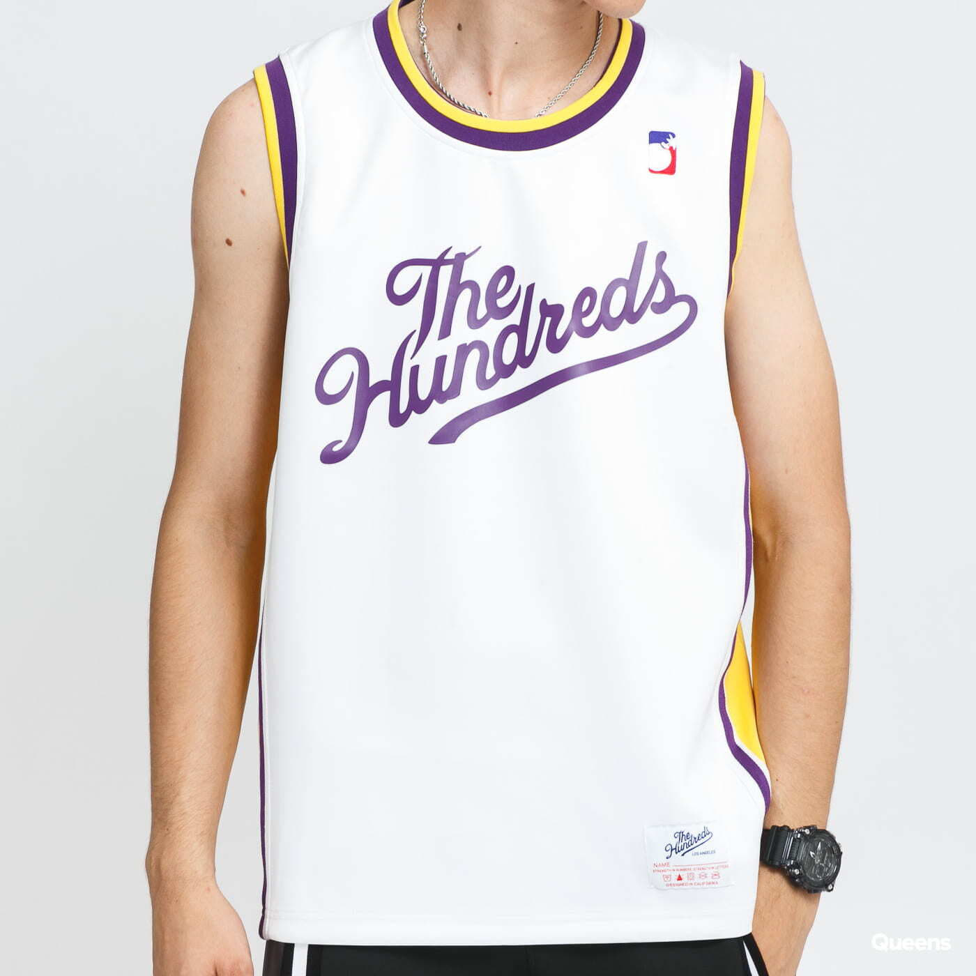Trička The Hundreds Drills Jersey White/ Yellow | Queens 💚