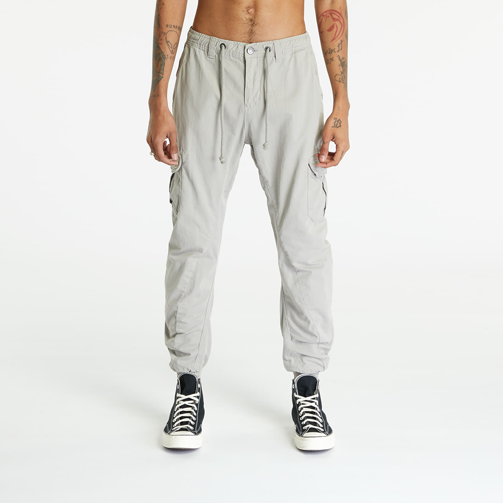 Cargo kalhoty Urban Classics Cargo Jogging Pants Wolf Grey | Queens 💚