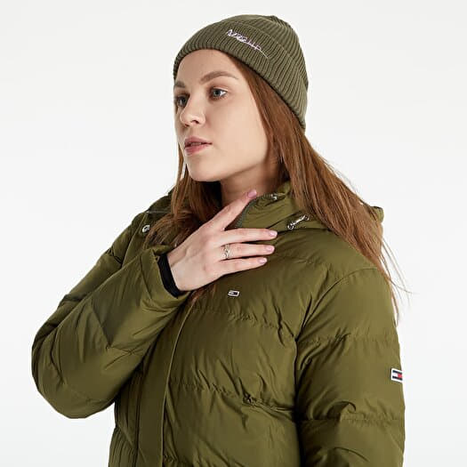 Jacken TOMMY JEANS Long Puffer Coat Northwood Olive Queens