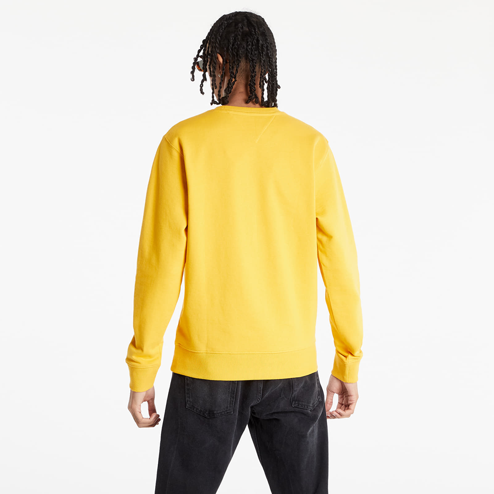 Mikiny TOMMY JEANS Corp Logo Crew Prairie Yellow | Queens 💚