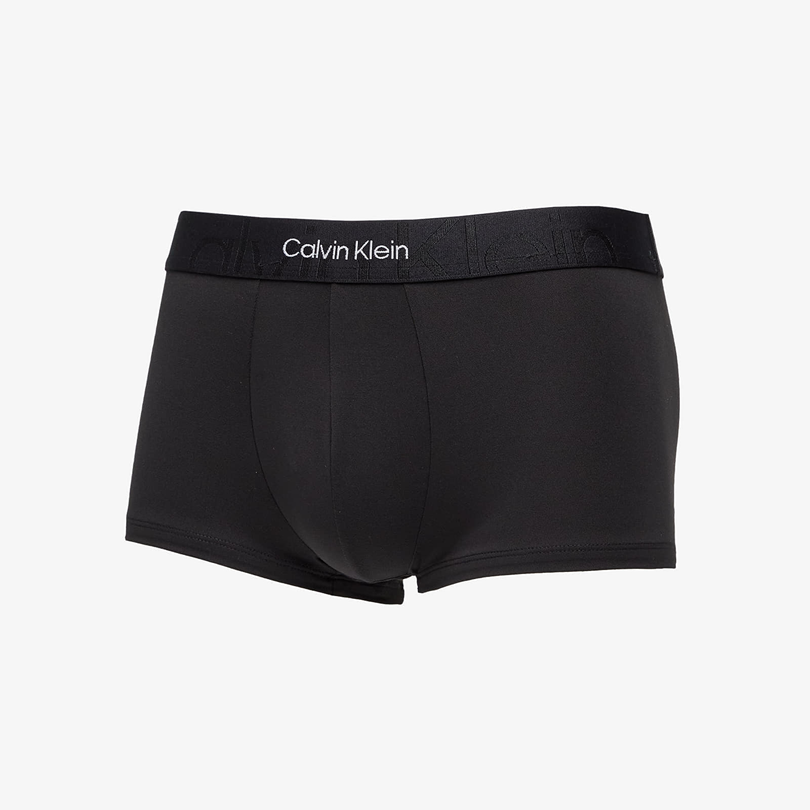 Boxerky Calvin Klein Embossed Icon Microfiber Low Rise Trunk Black ...