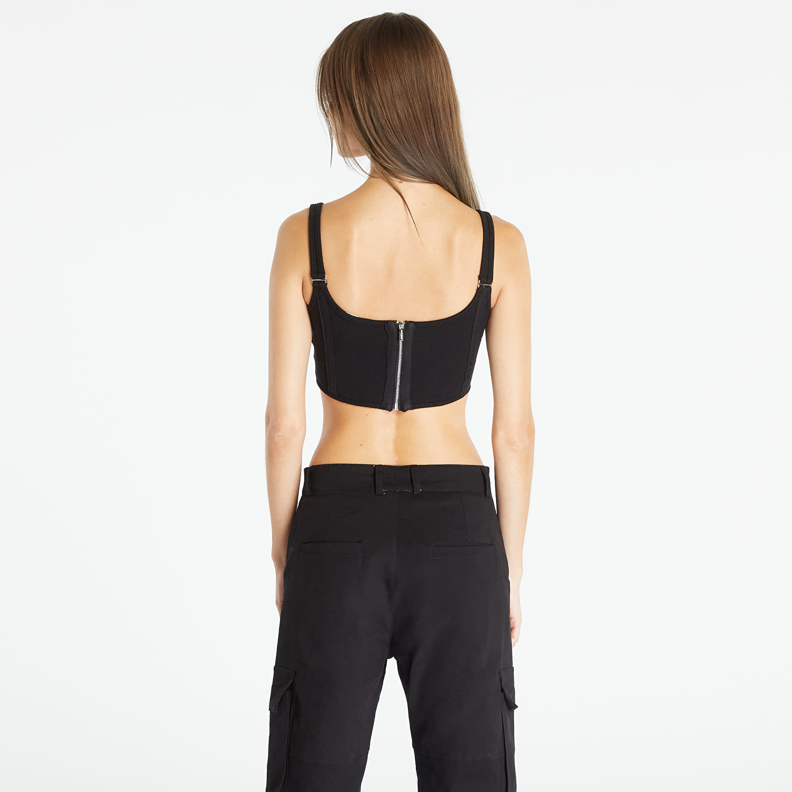 Topy Sixth June Knit Crop Top Black | Queens 💚