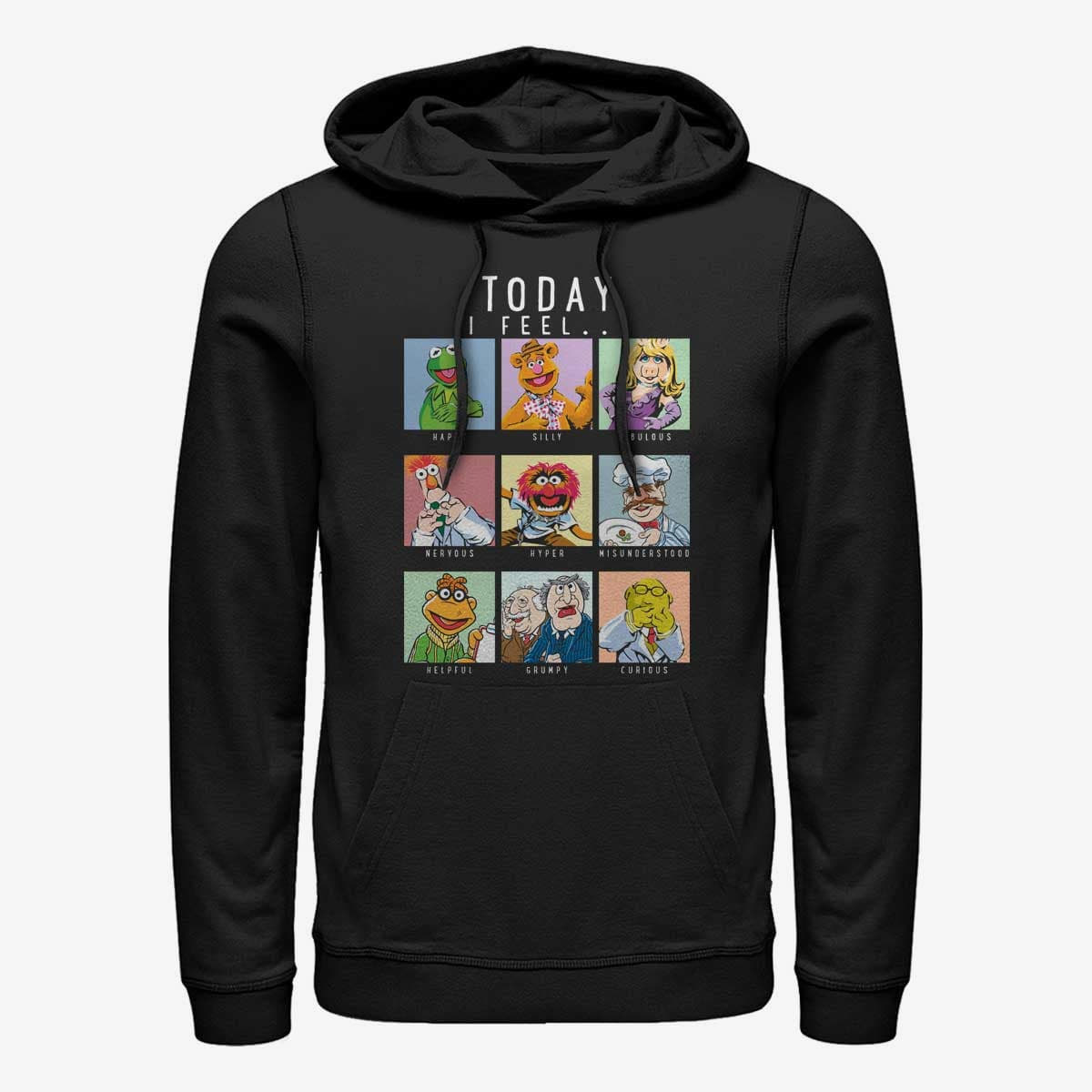 Queens Disney Classics Muppets - Muppet Mood Unisex Hoodie Queens Disney Classics Muppets - Muppet Mood Unisex Hoodie