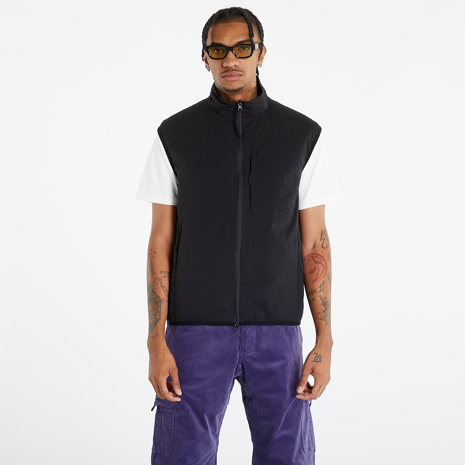 Vesty Gramicci Softshell Eqt Padding Vest Black | Queens 💚