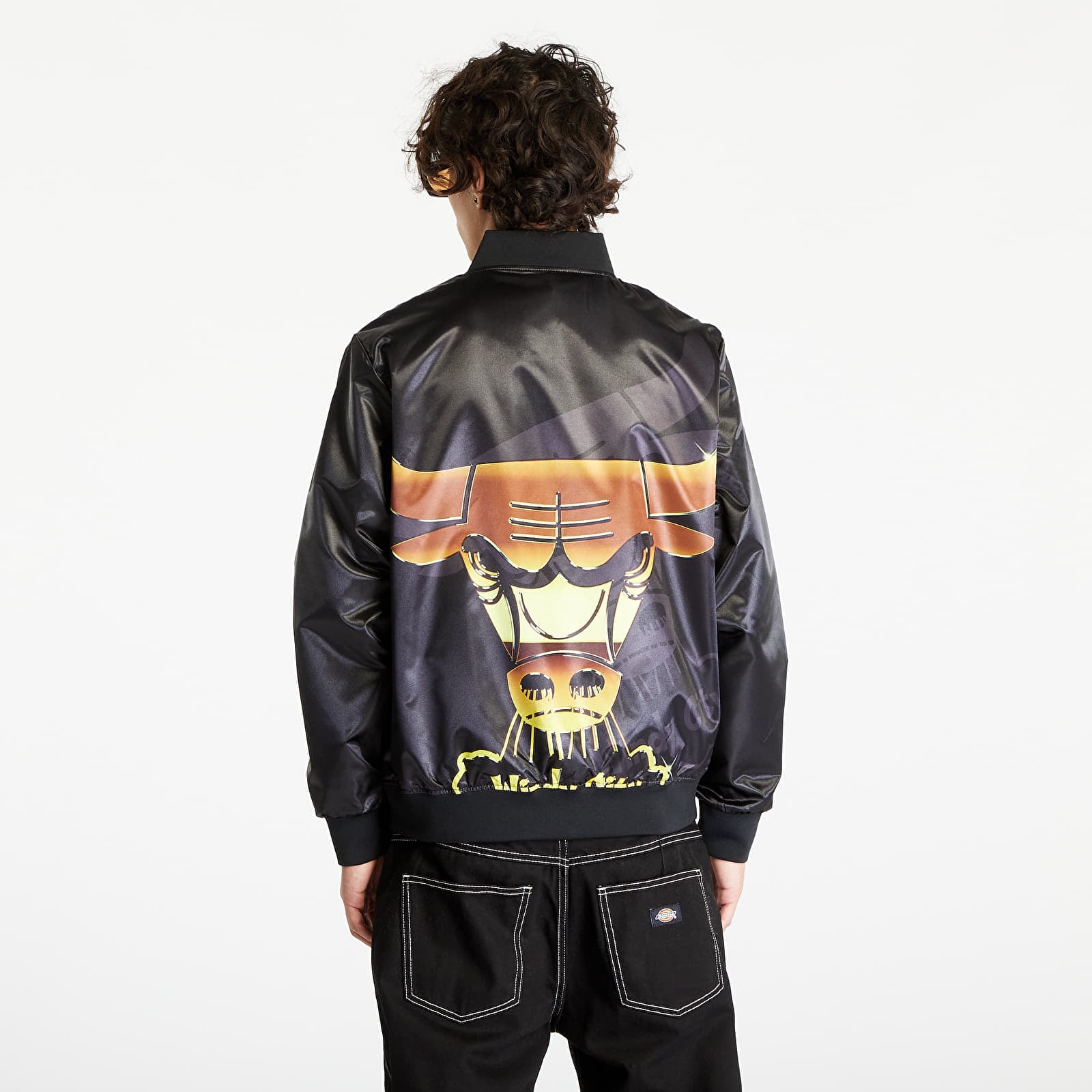 Bundy a kabáty Mitchell & Ness Chicago Bulls Big Face 4.0 Satin Jacket ...