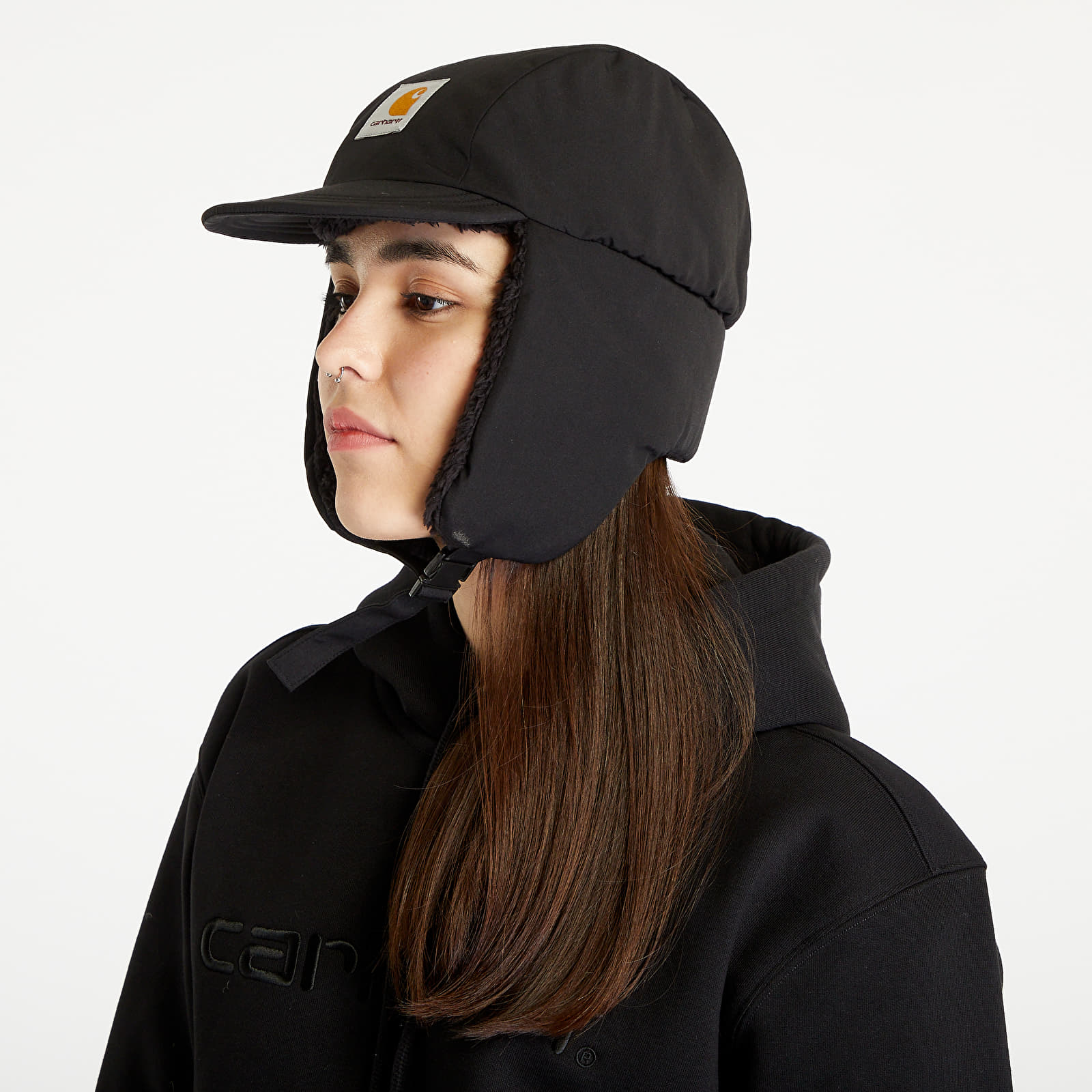 Carhartt WIP Alberta Cap Black | Queens