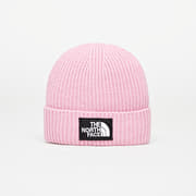 Hute The North Face TNF Logo Box Cuffed Beanie Orchid Pink Queens
