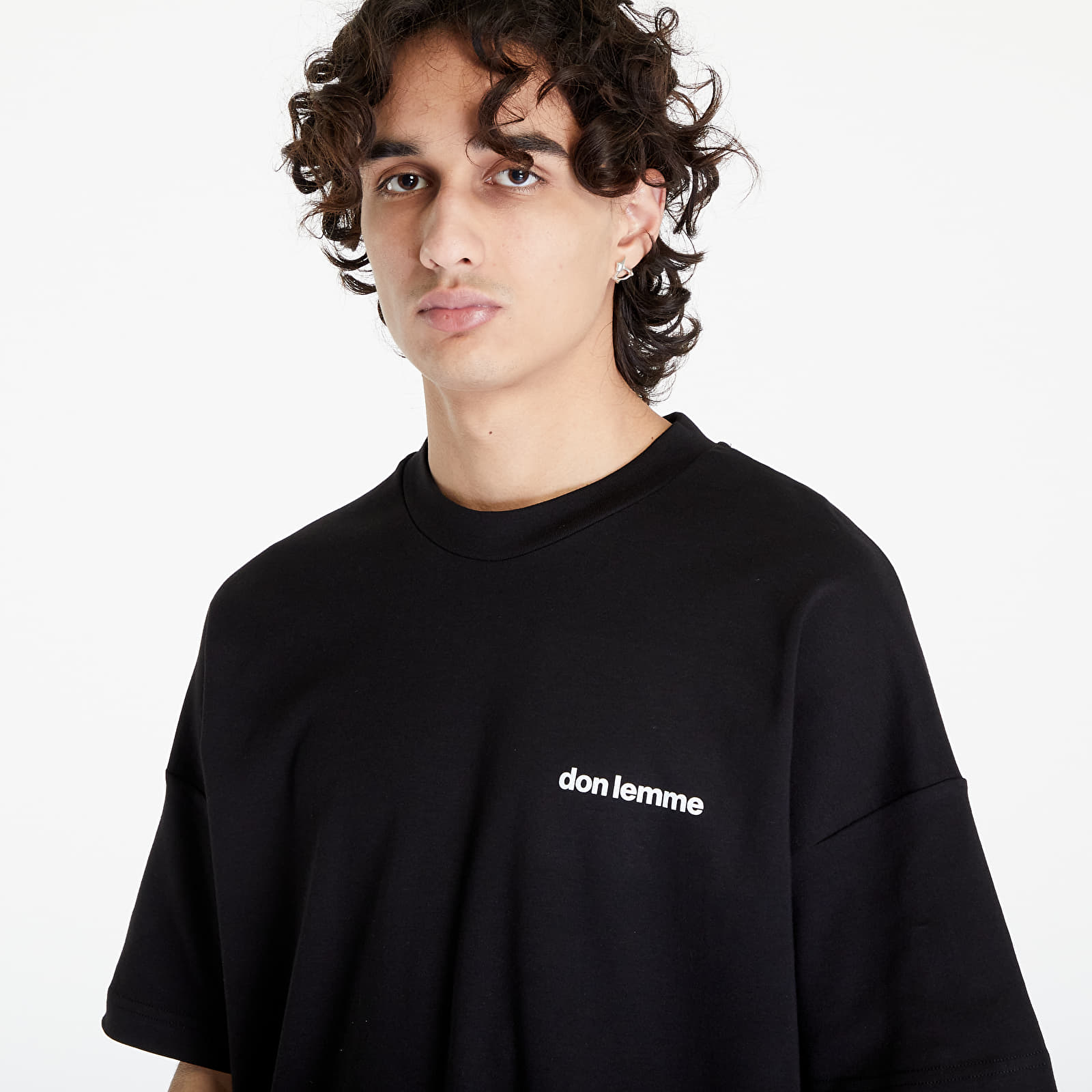 Trička Don Lemme Distort Oversized T-Shirt Black (DON LEMME 14214 ...