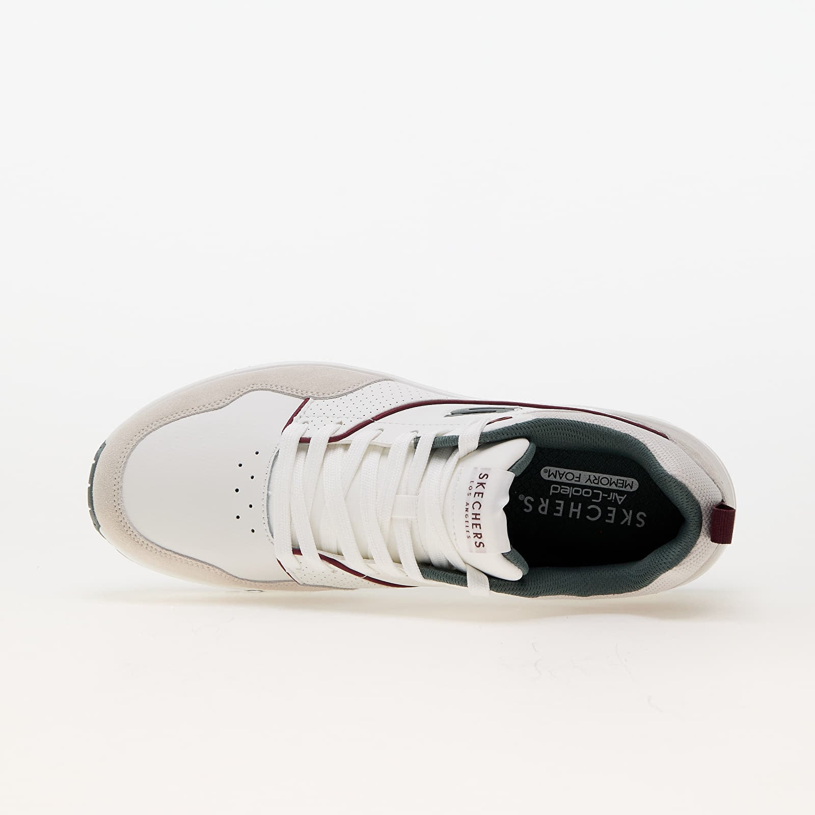 Pánské tenisky a boty Skechers Uno - Retro One White/ Green | Queens 💚