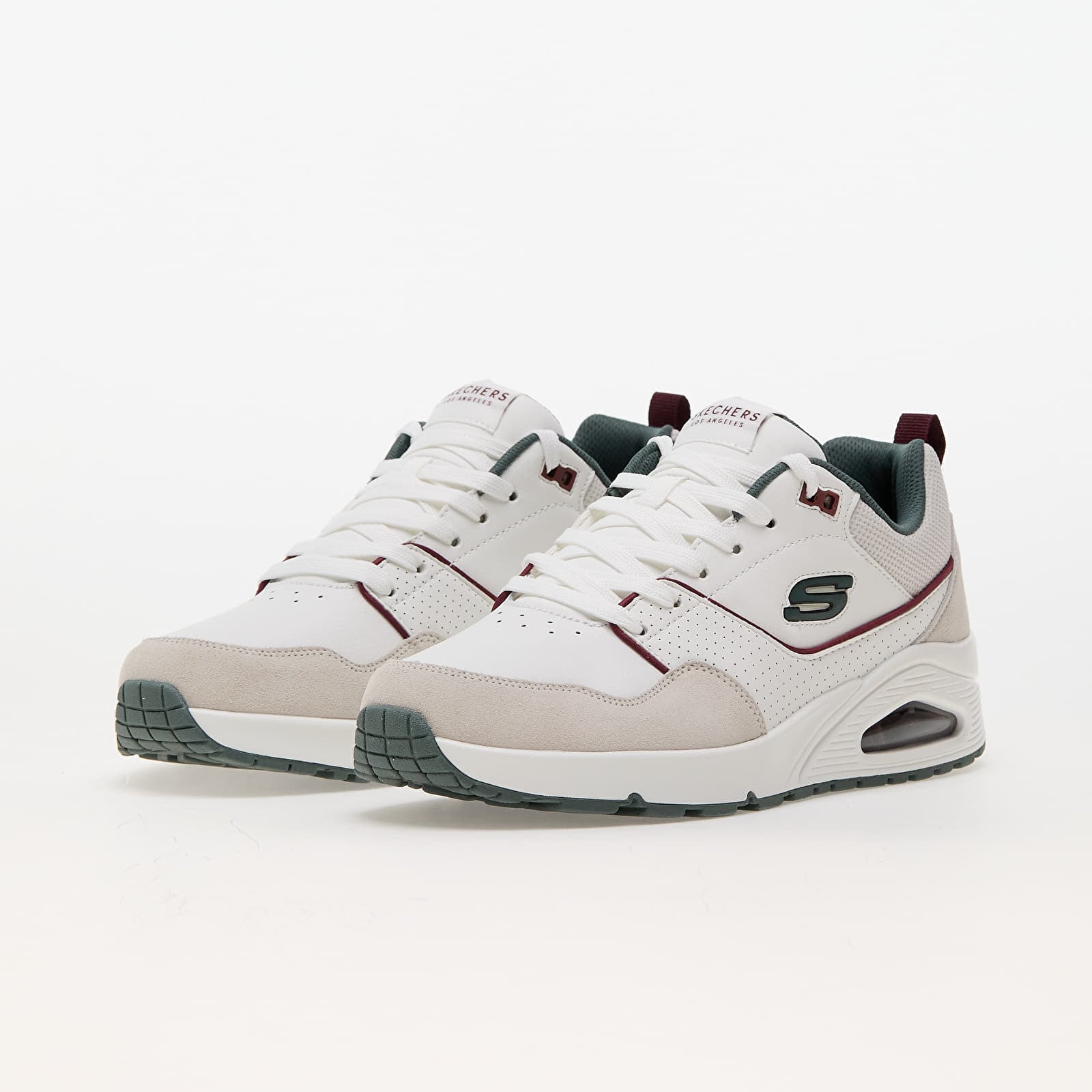 Pánské tenisky a boty Skechers Uno - Retro One White/ Green | Queens 💚