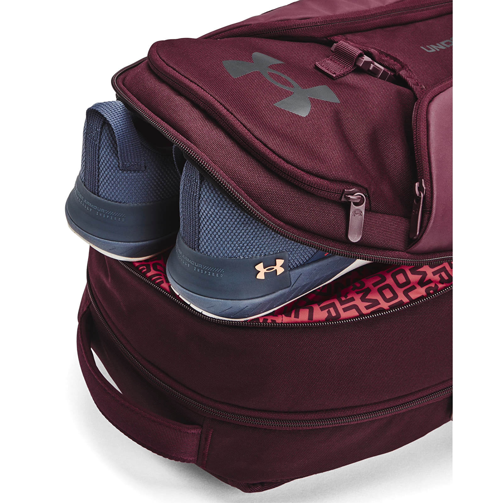 Plecaki Under Armour Hustle Pro Backpack Dark Maroon | Queens 💚