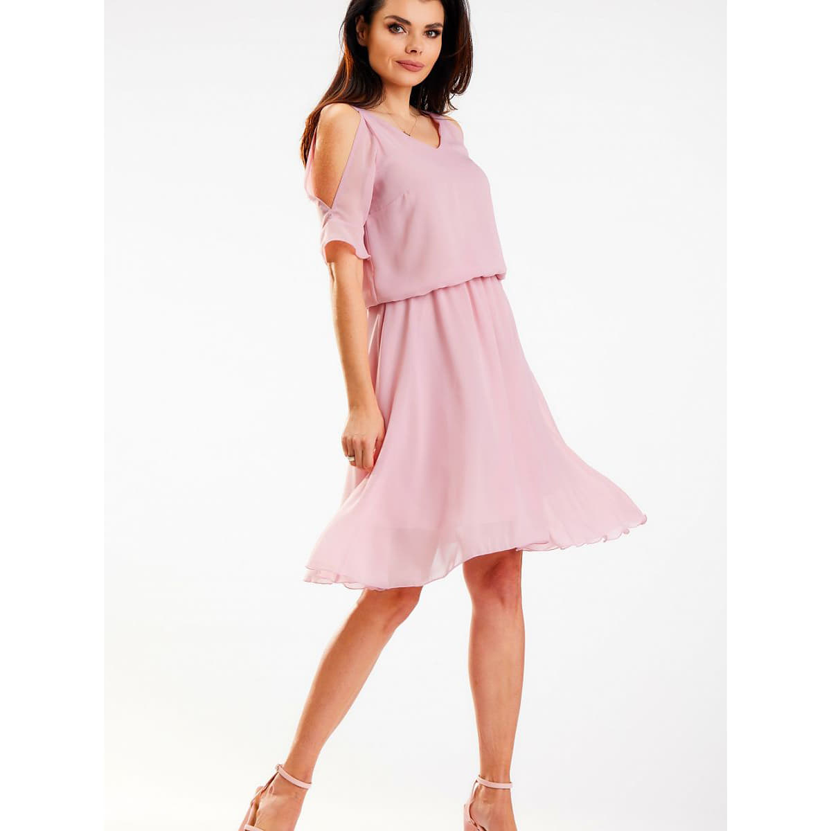 Šaty awama model 179609 Pink (179609awama) | Queens 💚