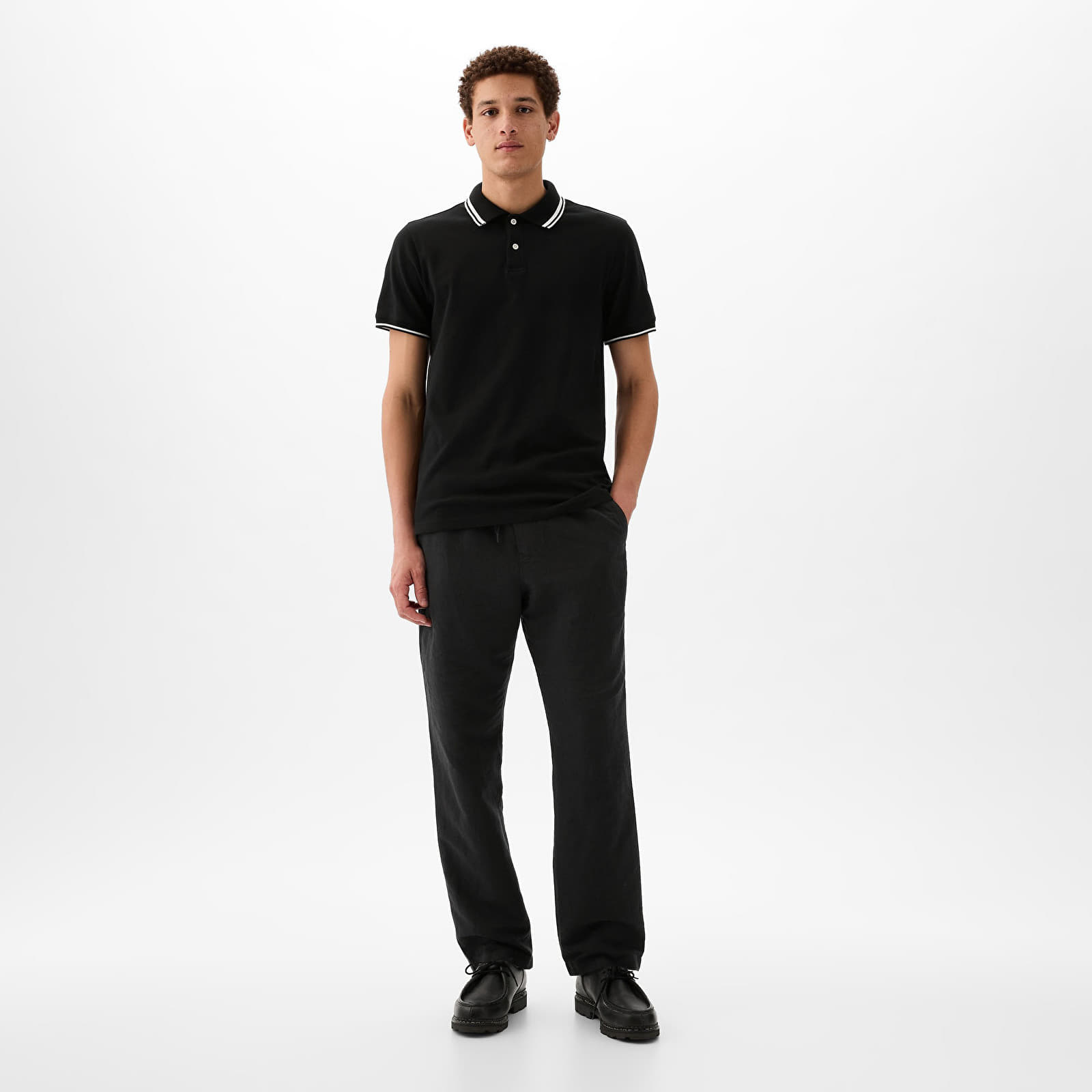 Kalhoty GAP Linen Pull On Pants Moonless Night (870590-02) | Queens 💚