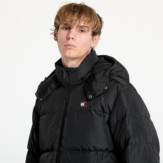 Men s jackets Tommy Jeans Alaska Puffer Jacket Black Queens