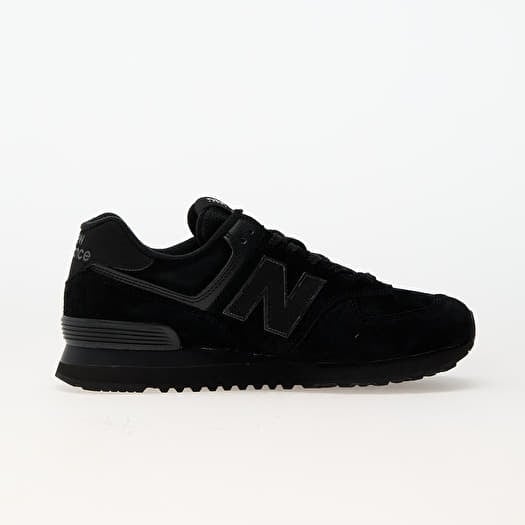 New balance 574 mens shoes all black store