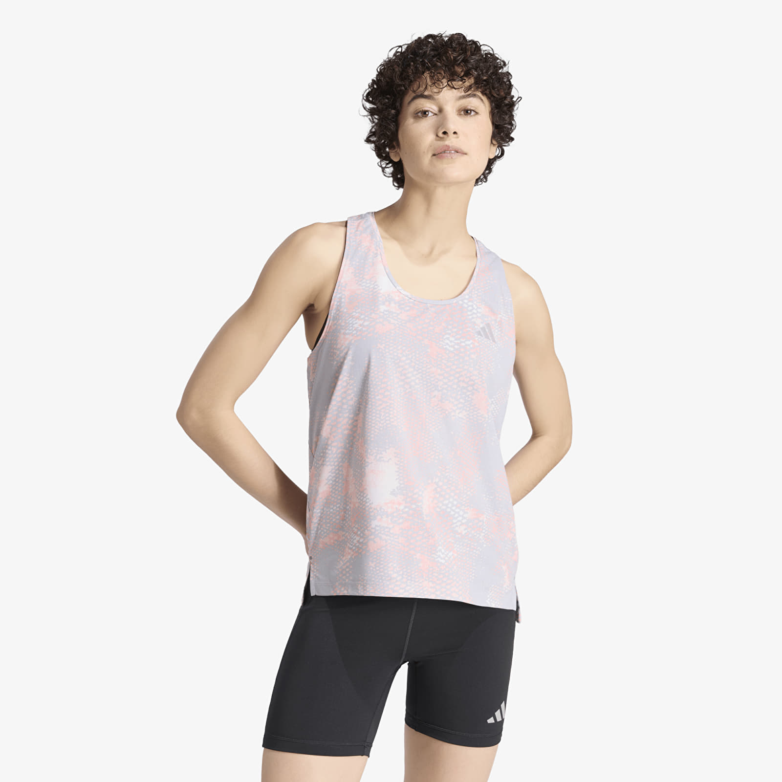 adidas Adi365 Running Animal Print Iconic Tank Grey One/ Semi Frozen ...